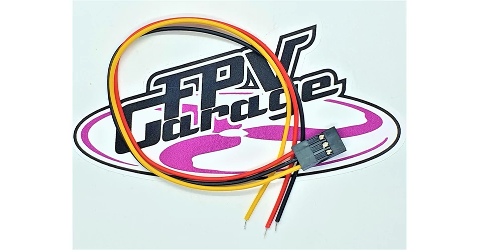 Futaba 2.54mm 3 pin female csatlakozó 20 cm vezetékkel - FPVgarage ...