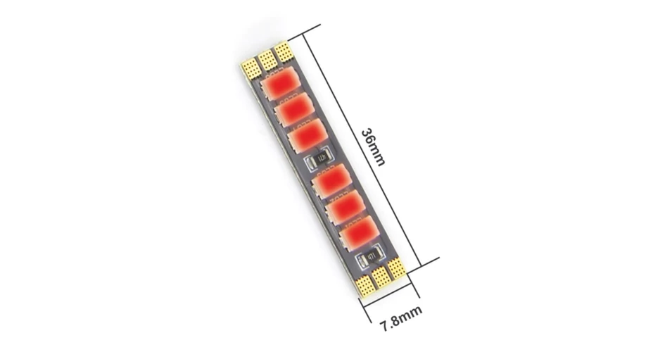 HGLRC LED ARM C536A For ESC Motors red - HGLRC - FPV online shop